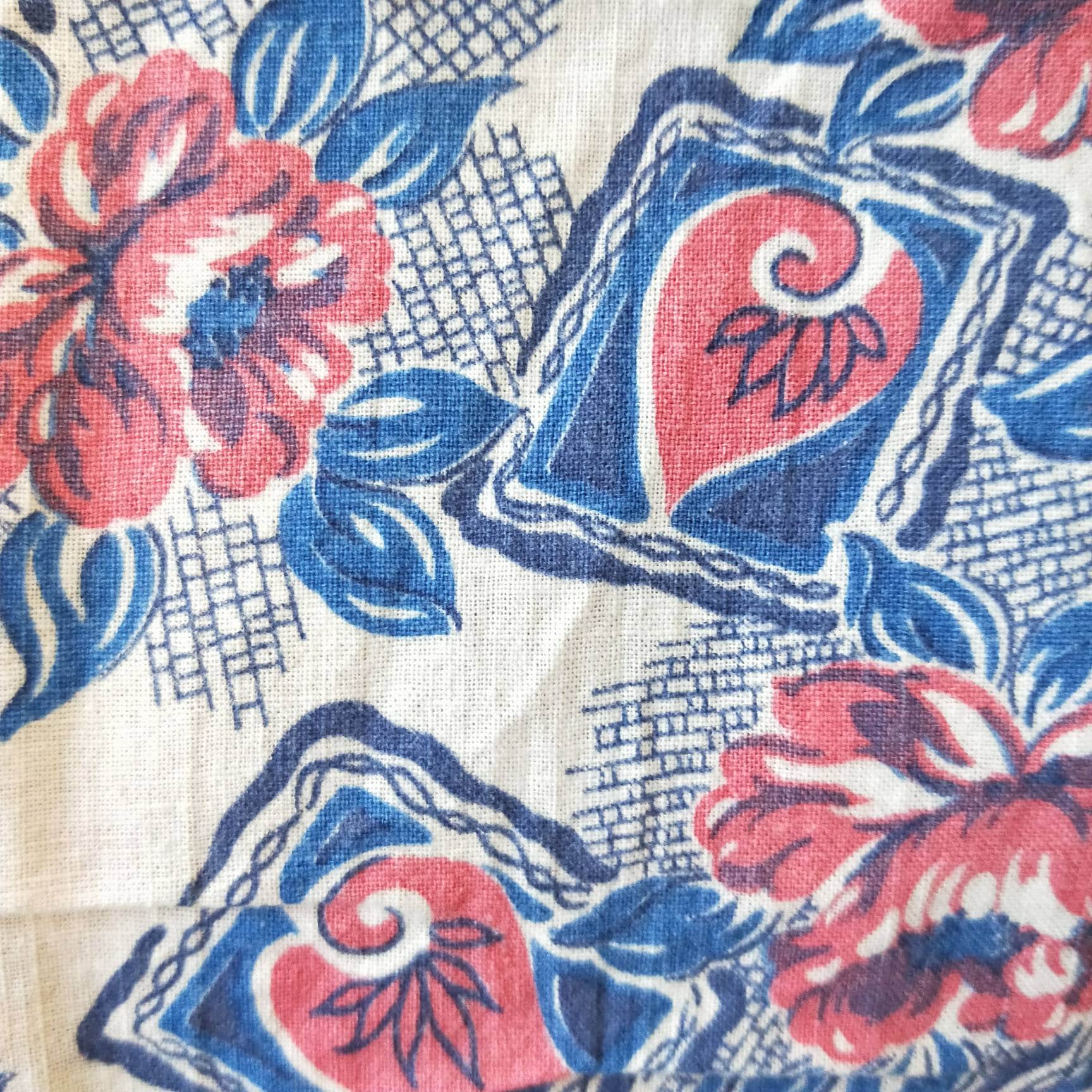 Vintage American Feed sack fabric fat quarter 18 x 22' cotton novelty ...