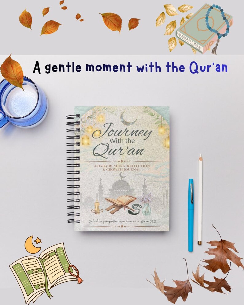 Quran Reflection Journal | Daily Islamic Growth, Ramadan Planner (PDF ...