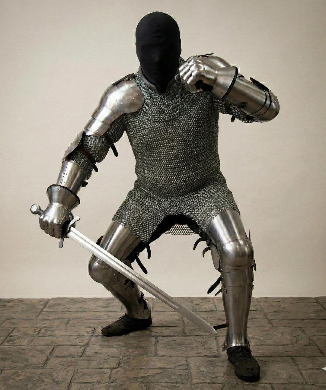Medieval Chainmail Armor Suit Full Body Knight Armor Set for LARP ...