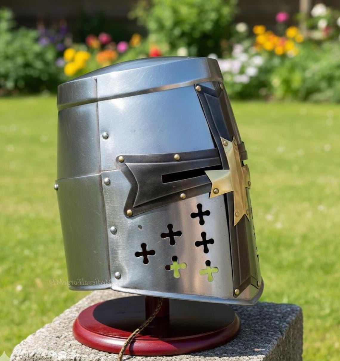 Templar Knight Handmade Medieval Steel Armor for LARP, Renaissance ...