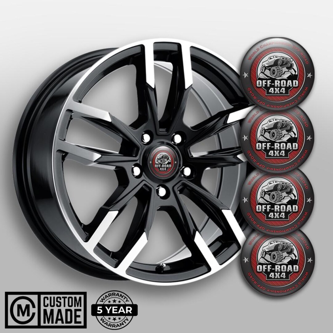 Custom 3D Wheel Hub Decals: Resin Dome Emblems - Etsy