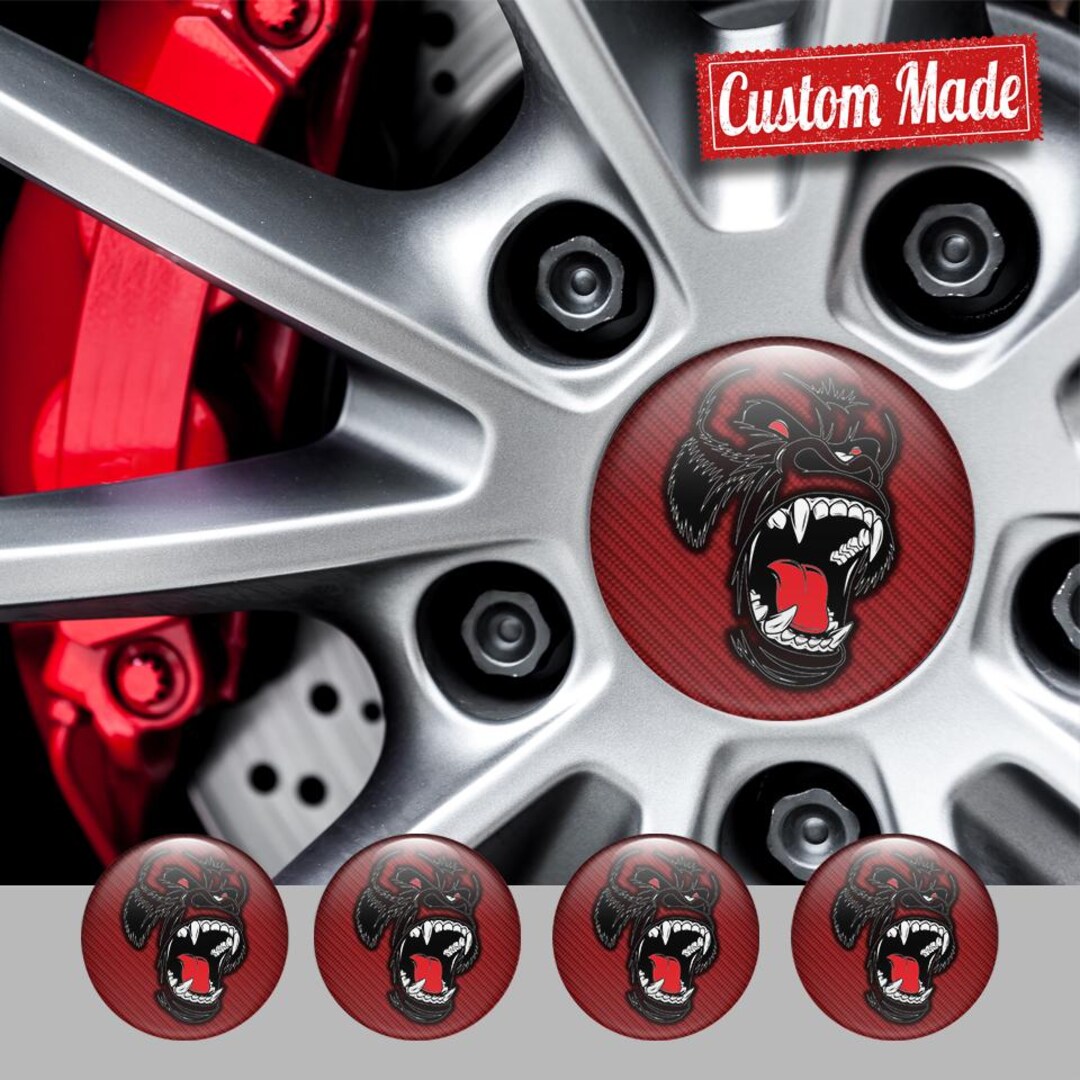 Custom 3D Domed Wheel Center Cap Stickers, Epoxy Resin Emblems ...