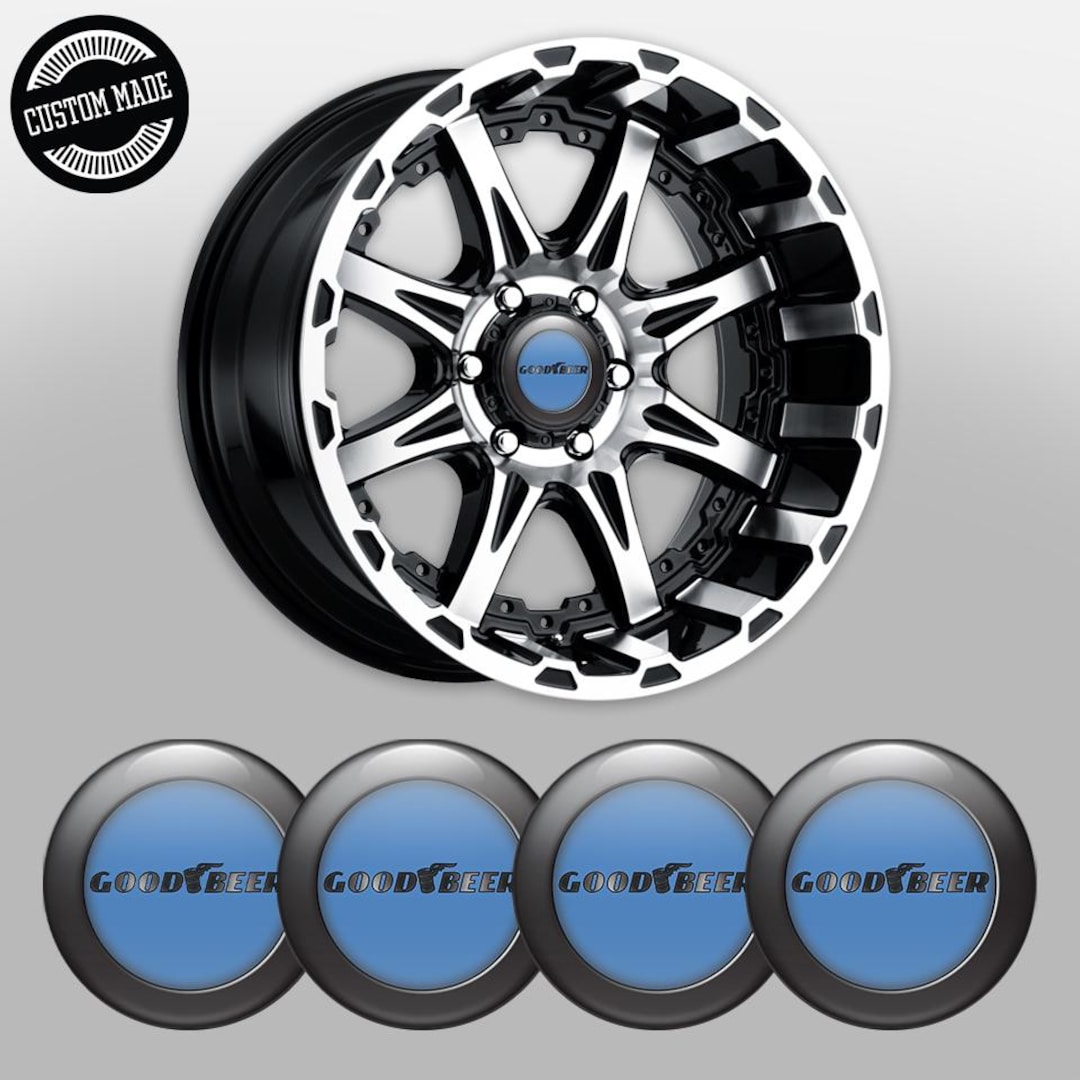 3D Gel Wheel Center Cap Stickers, Custom Domed Epoxy Emblems ...