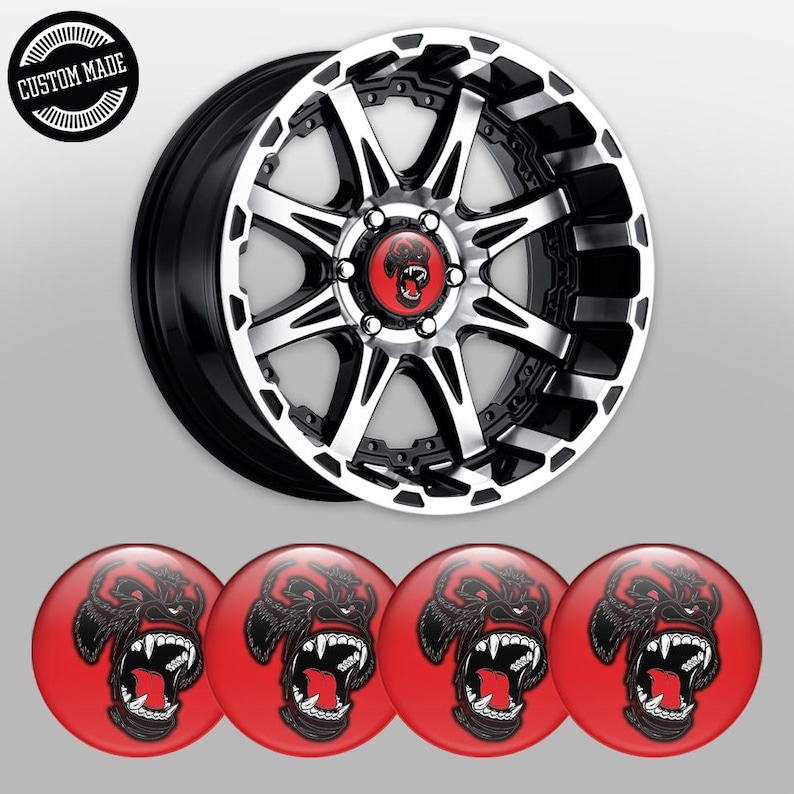 Custom 3D Domed Wheel Cap Emblems, High Gloss Decals, Resin Rim Center ...