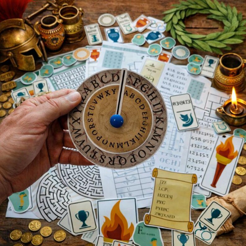 Ancient Greece Scavenger Hunt for Kids Ages 4-6 | Greek Gods Treasure ...