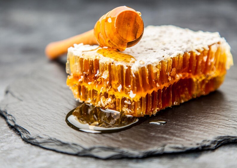 Raw Honeycomb 0.88 Lb (400g) | Edible Natural Comb Honey | Unfiltered ...