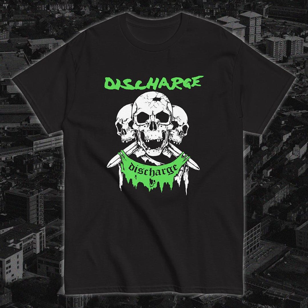 Discharge Logo T-shirt, Punk Rock, Hardcore, D-beat, UK82, Graphic ...