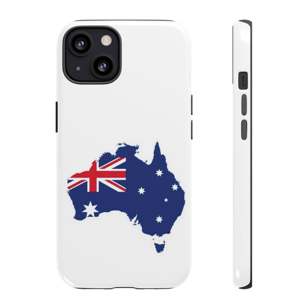 Australian Flag Map Phone Case | Australia Outline iPhone Case | Aussie ...