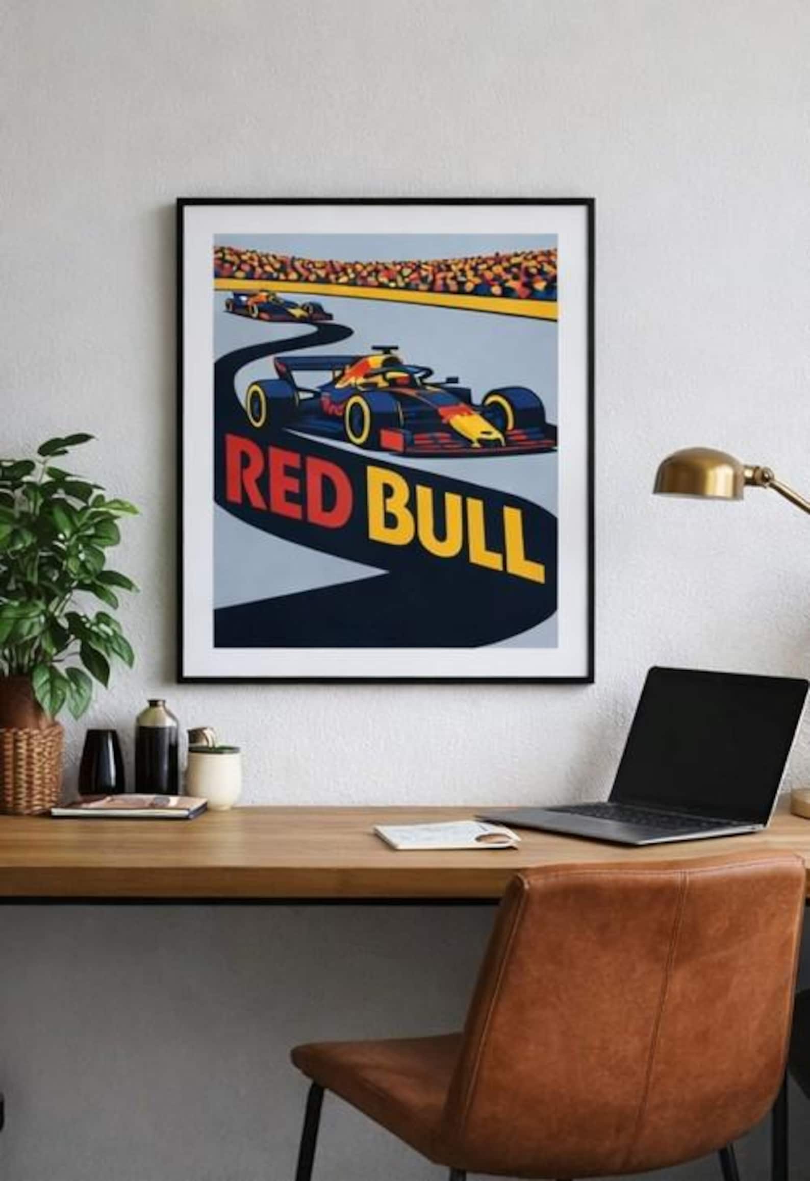 Redbull Racing F1 Retro Poster - Formula One - F1 Prints - Ferrari ...