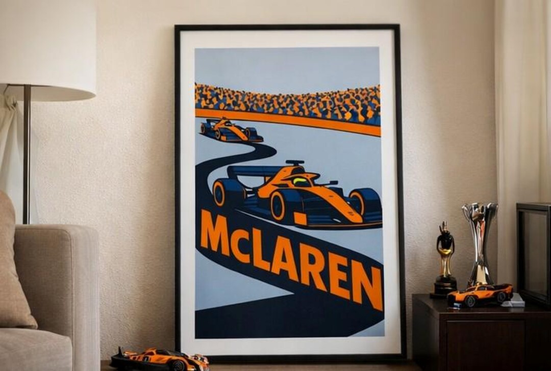 Mclaren F1 Retro Poster - Formula One - F1 Prints - Mclaren Racing ...
