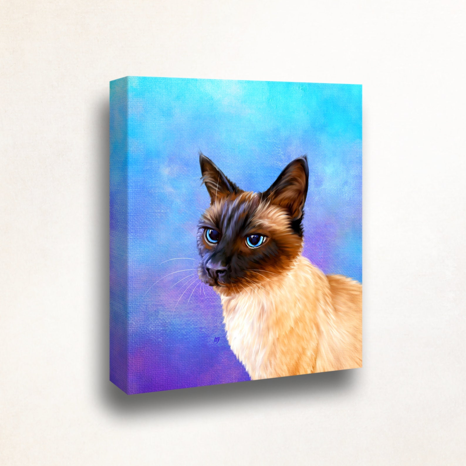 Cat Painting Custom Cat Art From Photos. Custom Cat - Etsy