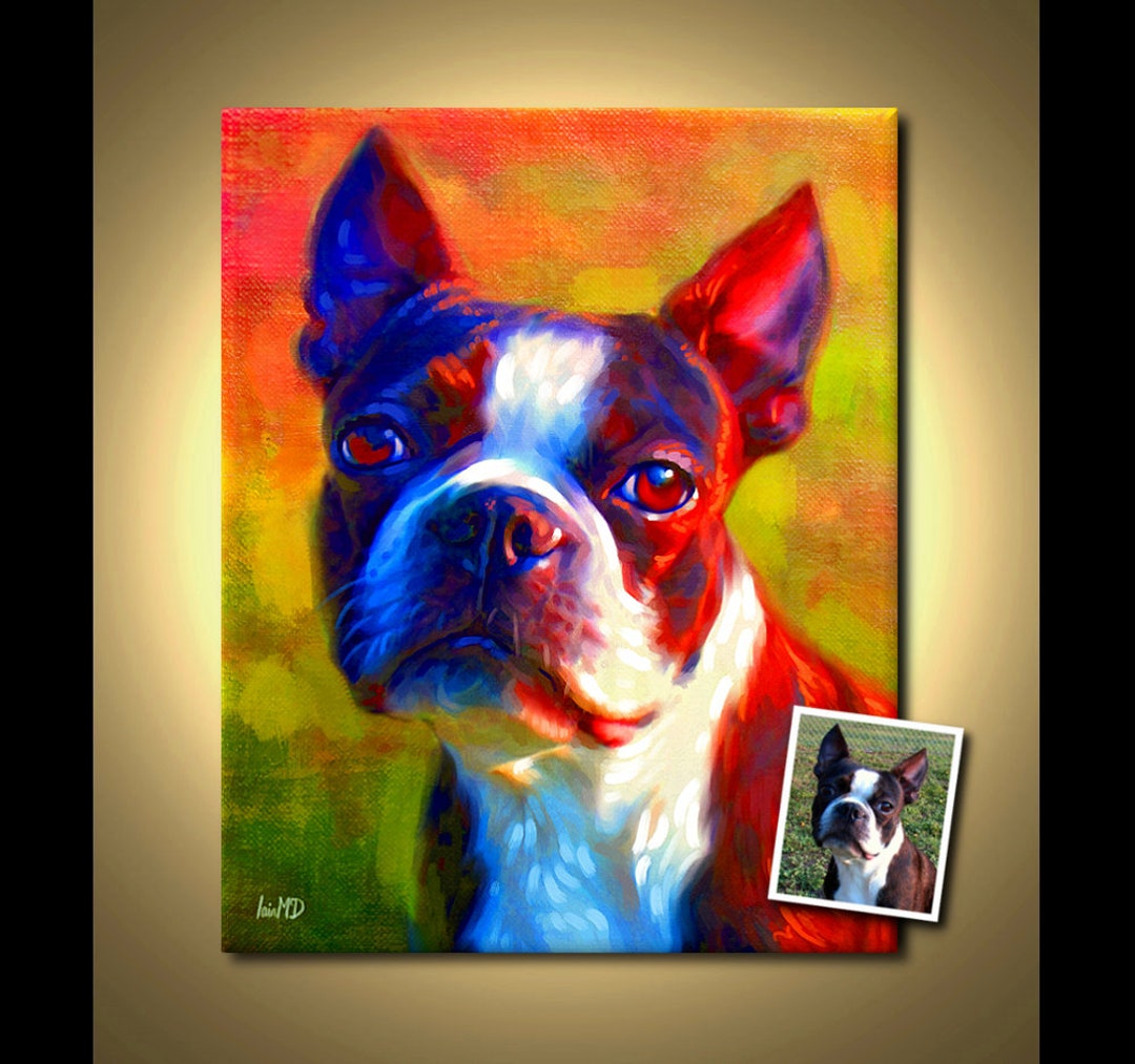 Custom Pet Art Custom Portraits From Your Photos - Etsy
