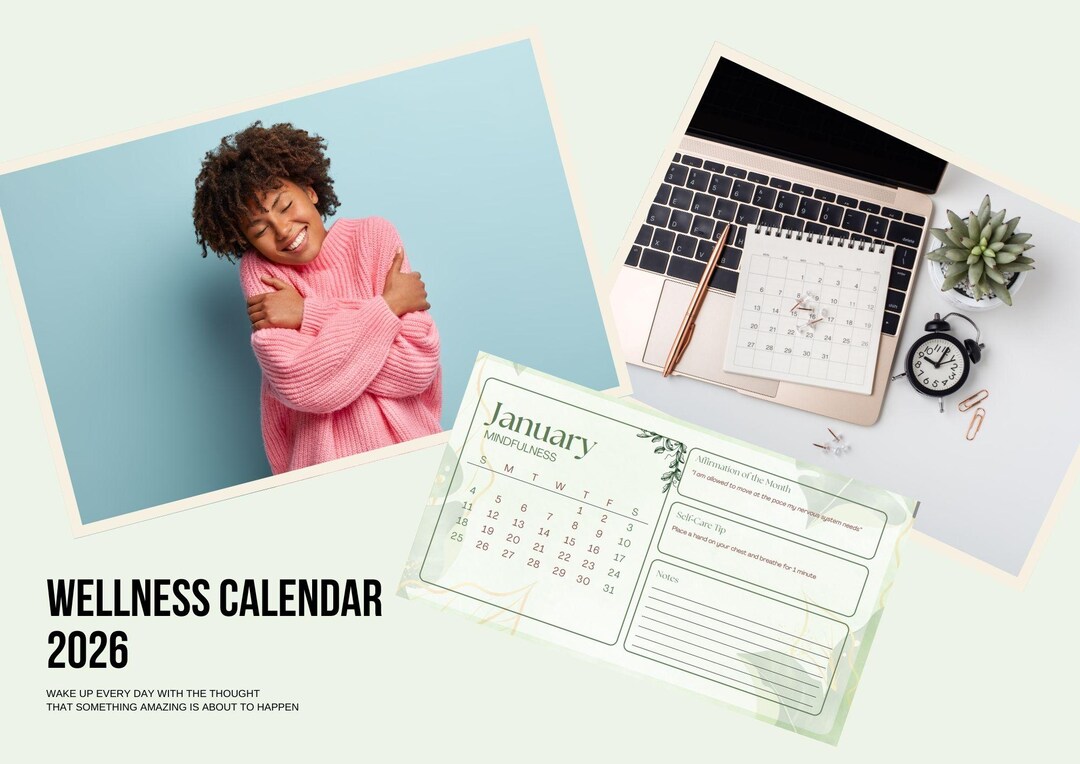 2026 Wellness Calendar - Etsy