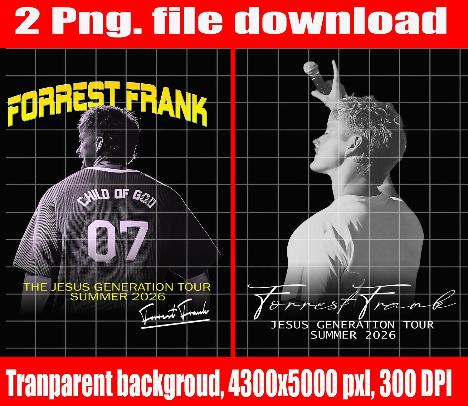 Forrest Frank Tour 2026 PNG, Jesus Generation (digital Download) - Etsy