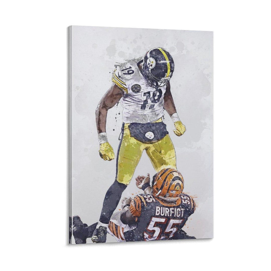 Juju Smith American Football Poster Watercolor Style Wall Art Picture ...