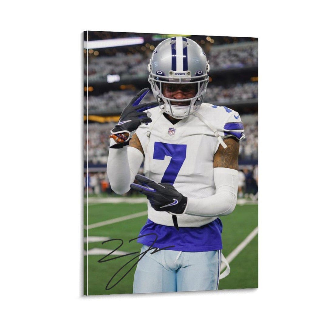 Trevon Diggs American Football Player Personality Poster Wall Art ...