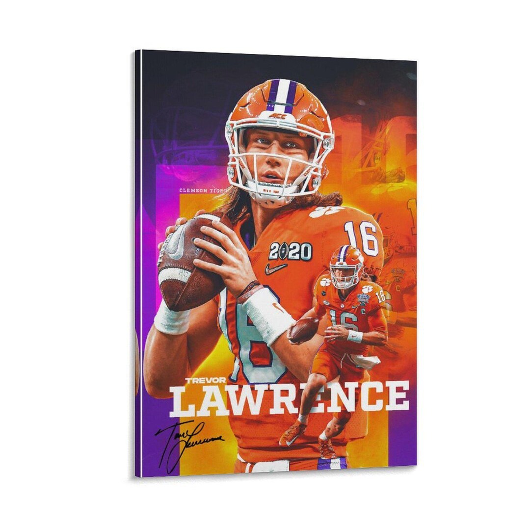 Sports Star Poster Trevor Lawrence Art Classic Poster Wall Art Picture ...