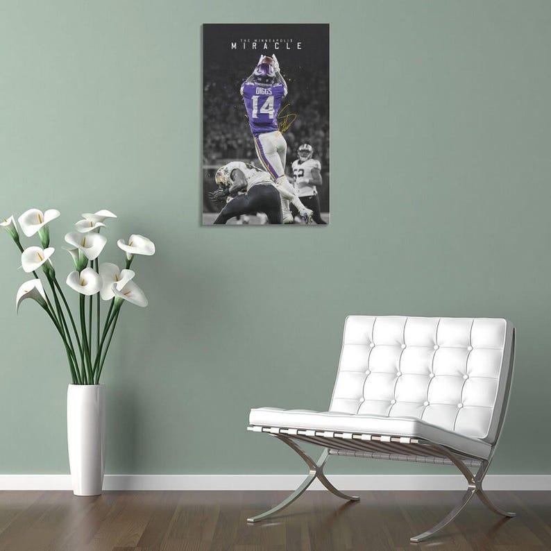 Stefon Diggs Poster Classics Wall Art Picture Painting Poster Canvas ...