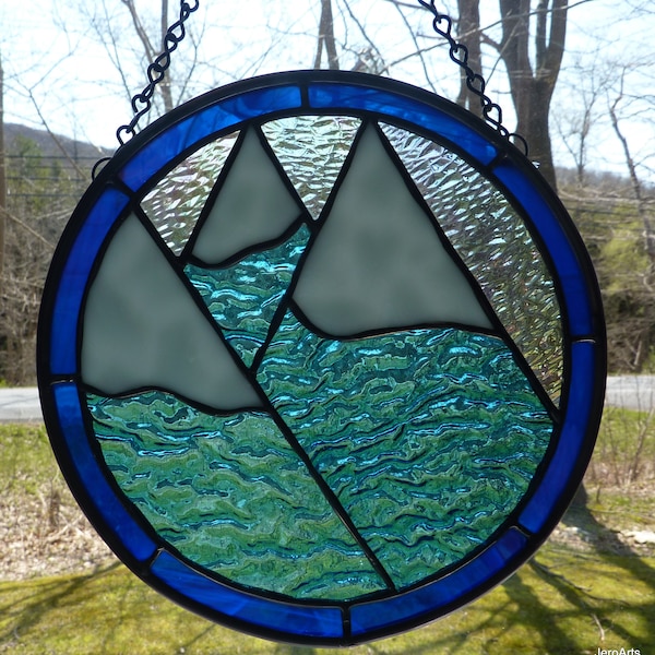 Buy Round Stained Glass - Etsy