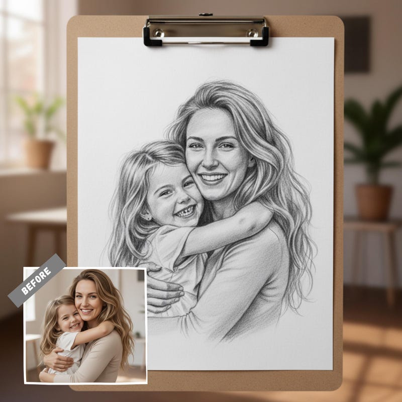 Custom Hand Drawn Pet Art - Etsy