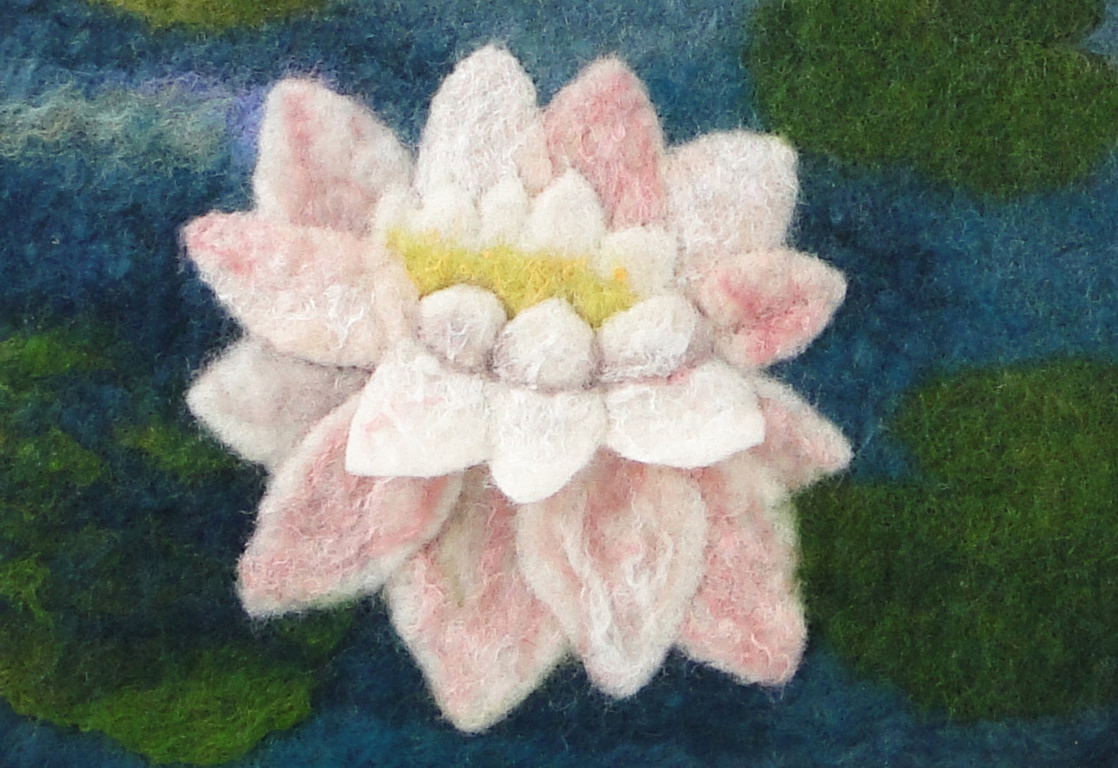 Water Lily Picture Felt Making Kit Inspired by Monet With Online ...