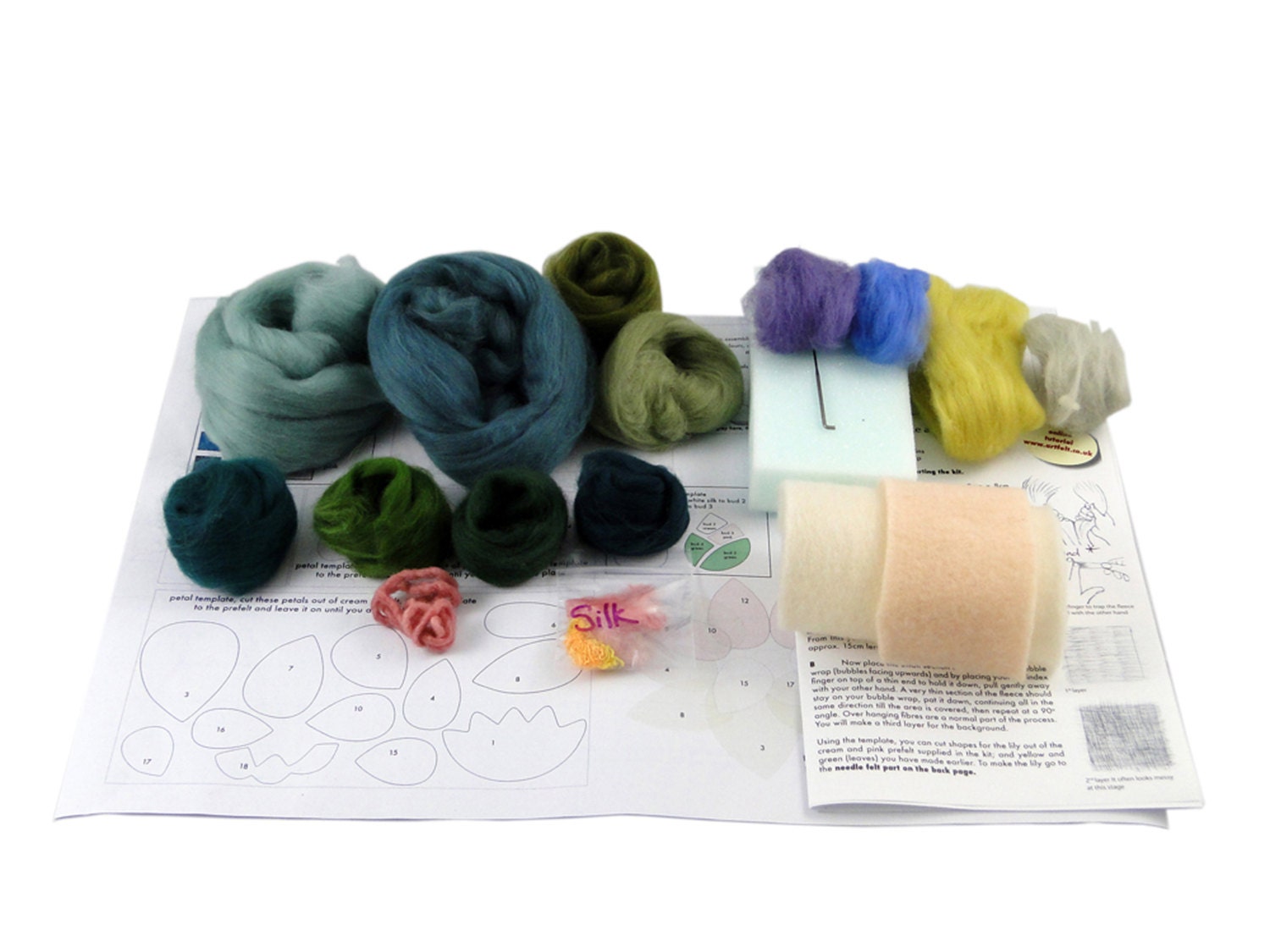 Water Lily Picture Felt Making Kit Inspired by Monet With Online ...