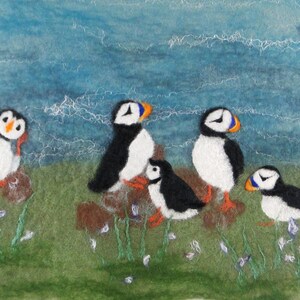 Felt Making Kit to Make Puffin Picture and Online Tutorial - Etsy Canada