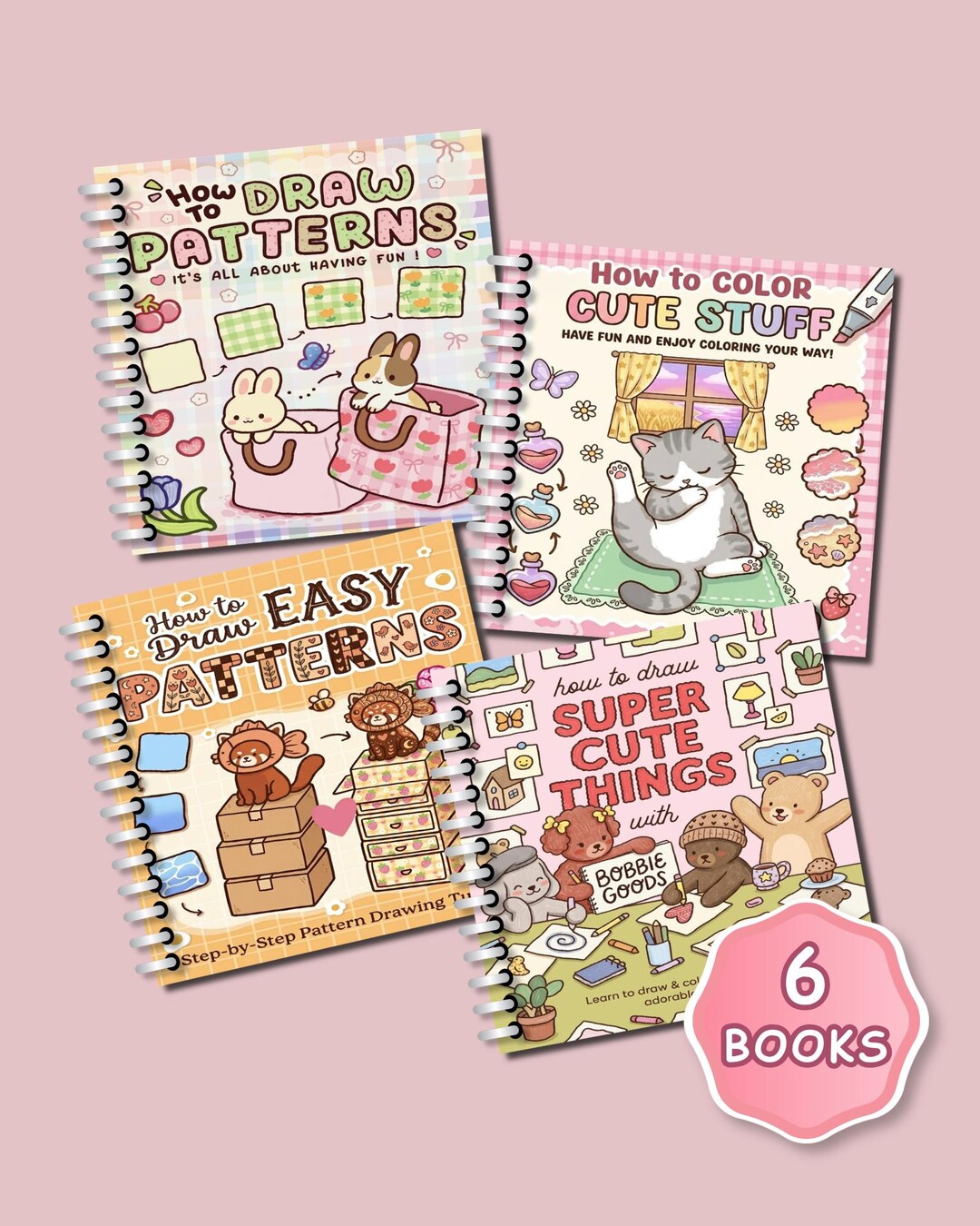 Bold and Easy How to Draw Patterns Coloring Books Bundle - 450+ Pages ...