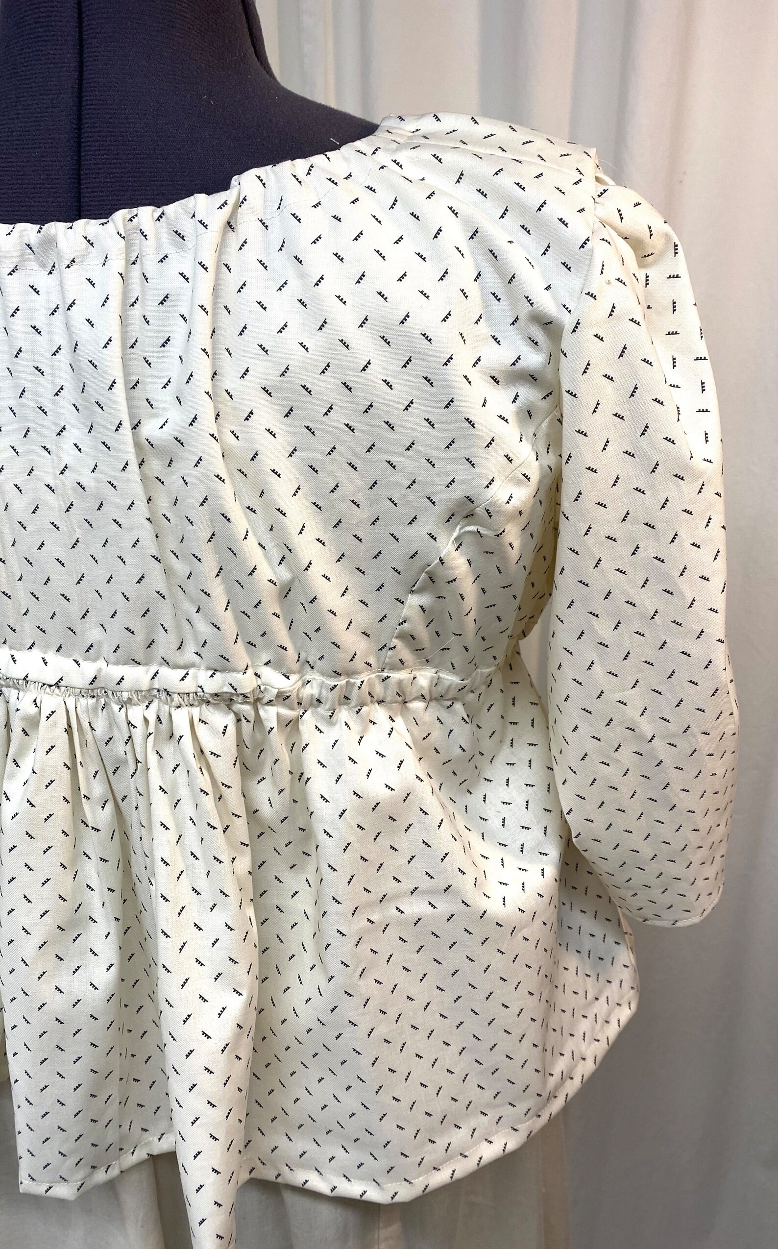 1810s Regency Drawstring Jacket/short Gown - Etsy