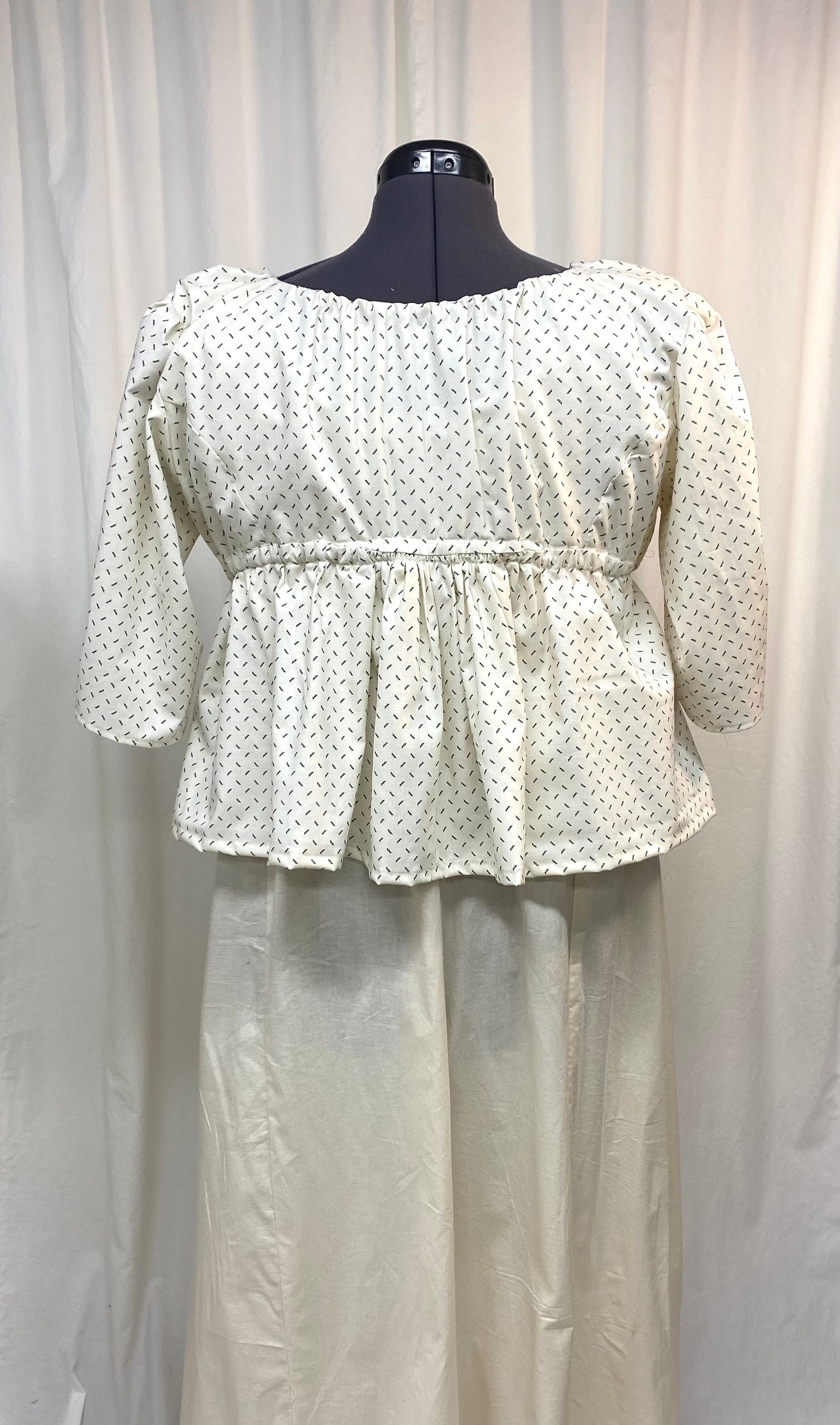 1810s Regency Drawstring Jacket/short Gown - Etsy