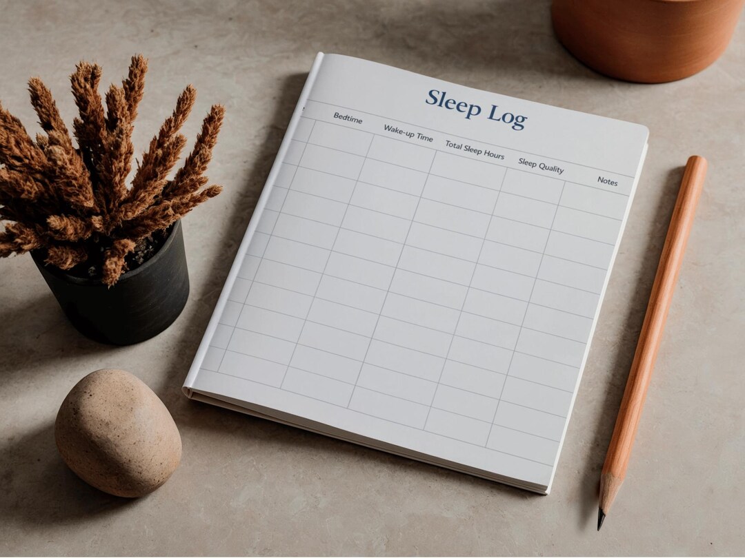 Sleep Log Printable | Night Rest Tracker | Wellness Routine PDF - Etsy