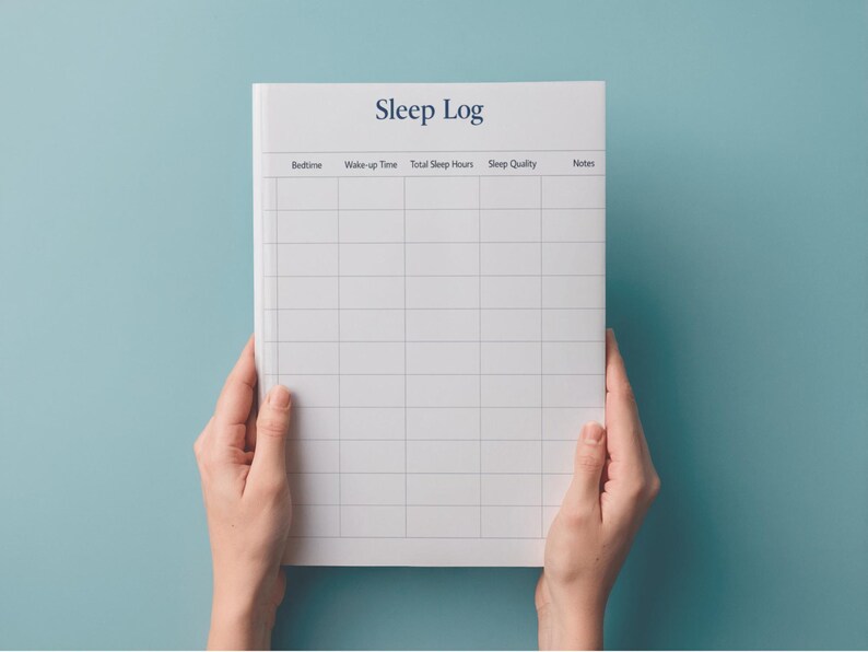 Daily Sleep Tracker Printable | Sleep Quality Journal (PDF Download ...