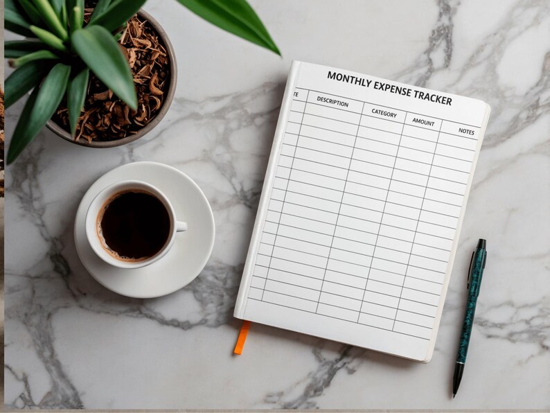 Monthly Expense Tracker Printable - Etsy