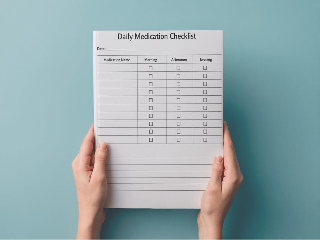 Medication & Treatment Tracker Printable | Simple Medical Planner ...