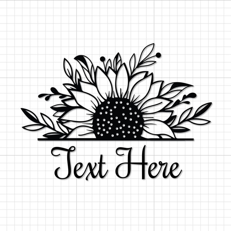 Printed Floral Name Signs - Etsy