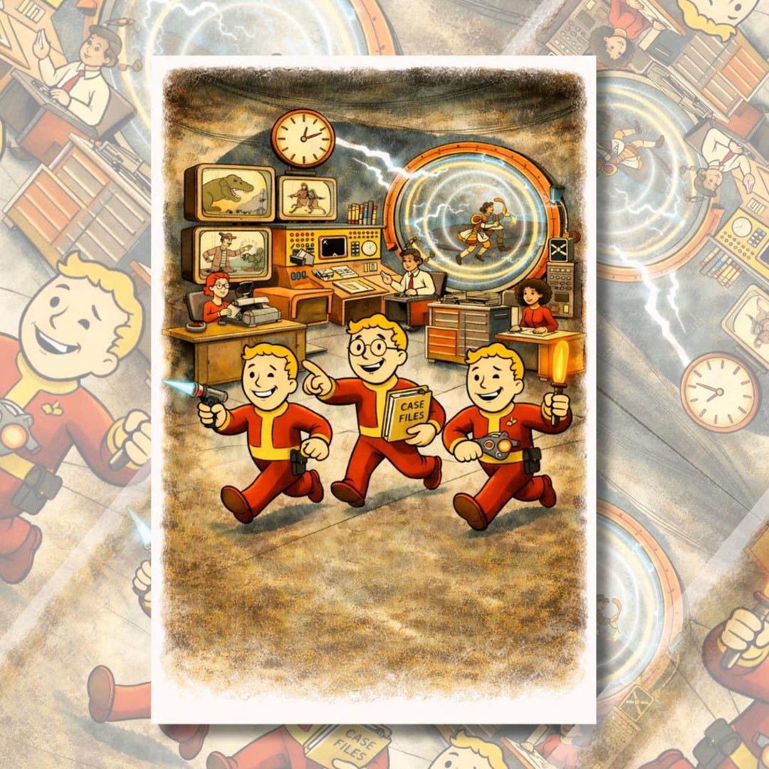Escape the TVA PIP | Vintage Cartoon Wall Art | A4 & A3 Poster - Etsy