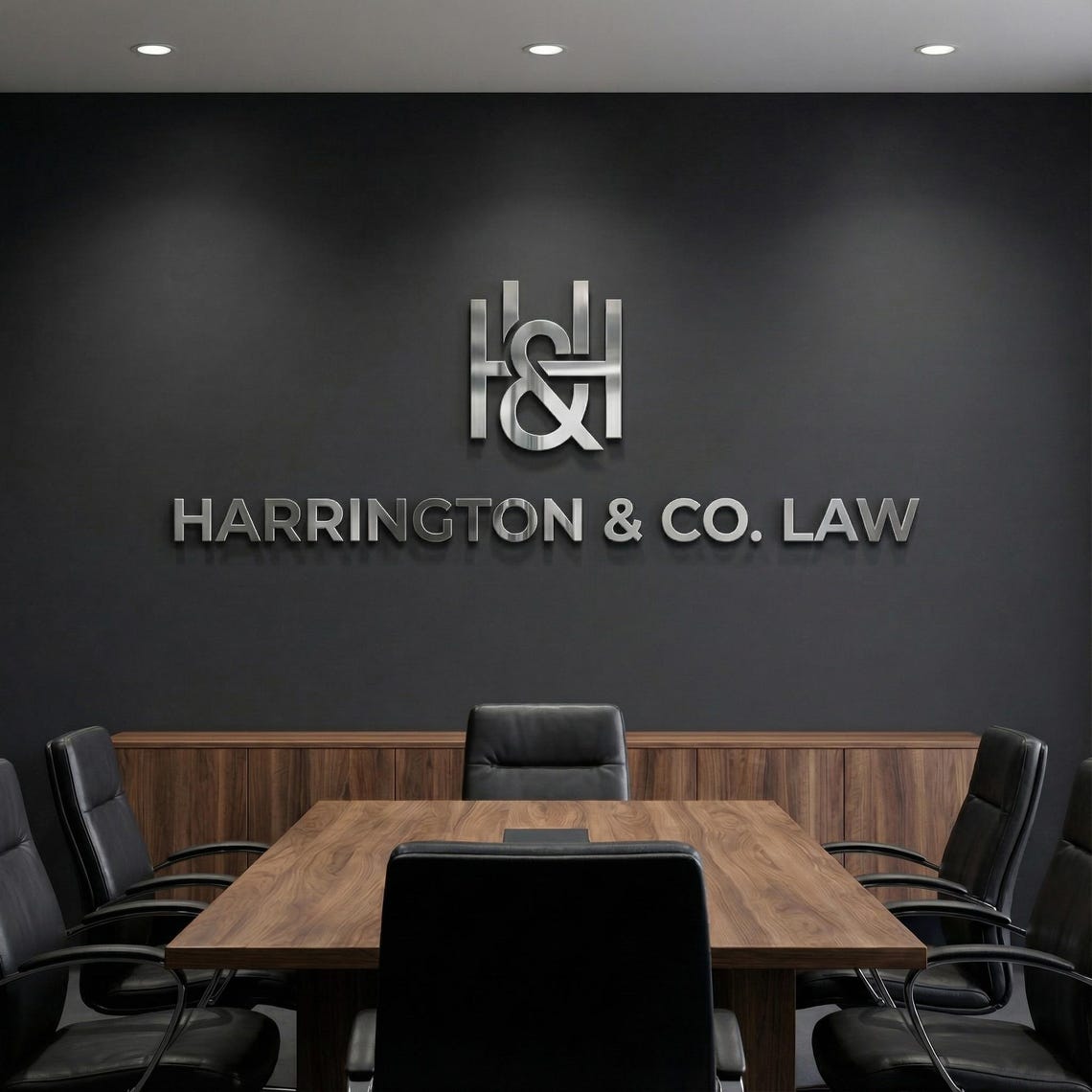 Custom Law Firm Office Sign – 3D Acrylic Attorney Business Sign With ...