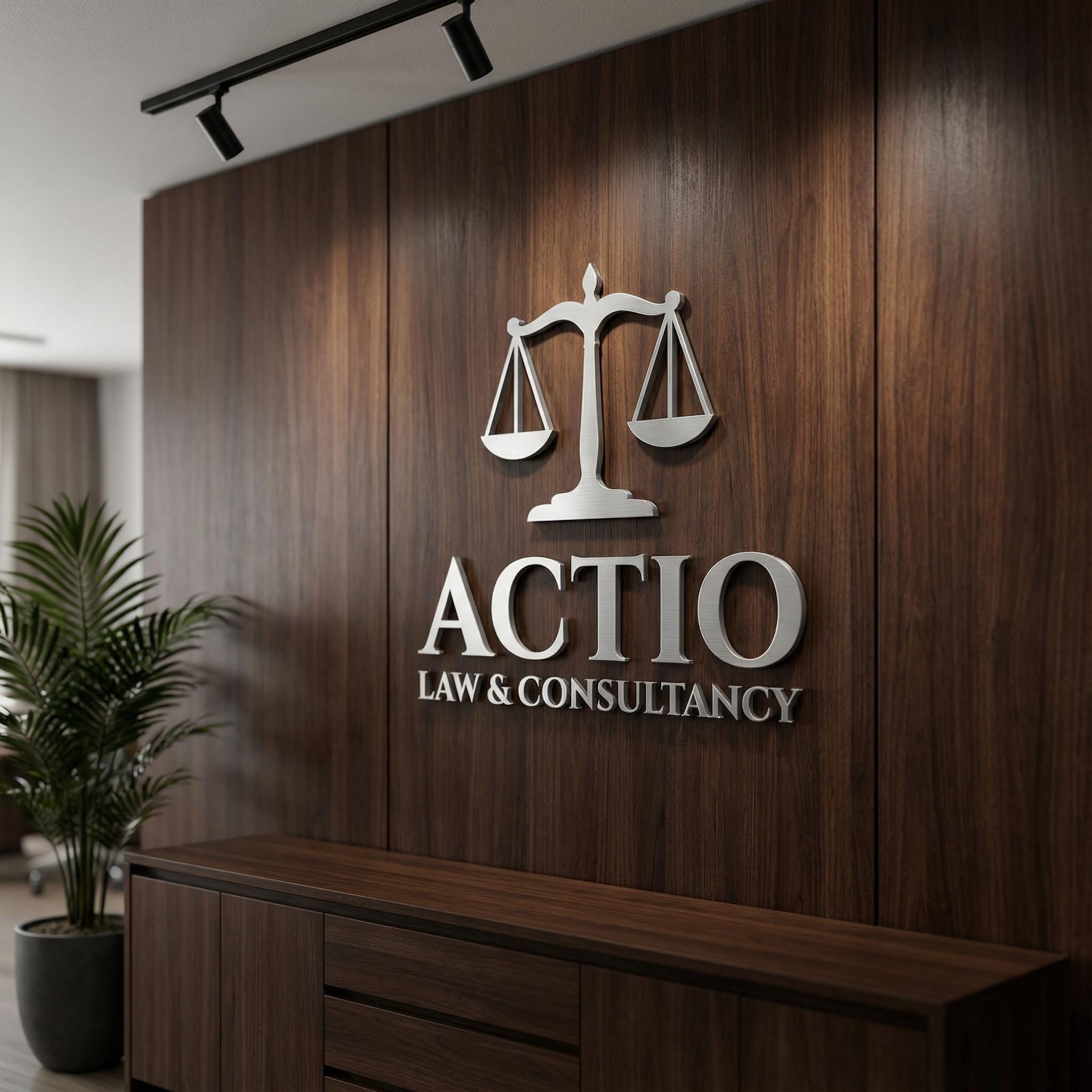 Custom Law Firm Office Sign – 3D Acrylic Attorney Business Sign With ...