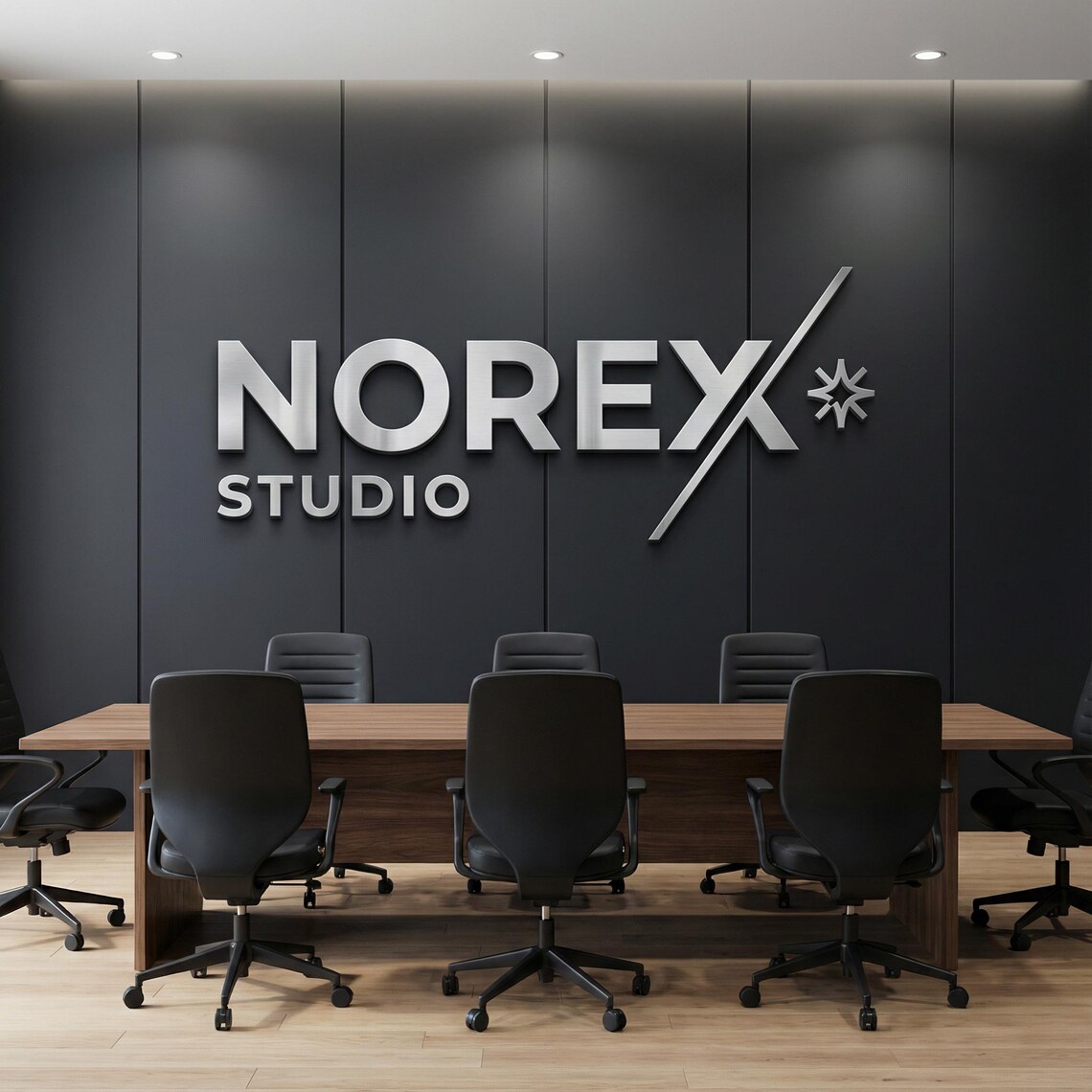 Modern Office Reception Wall Logo Custom 3D Acrylic Sign - Etsy