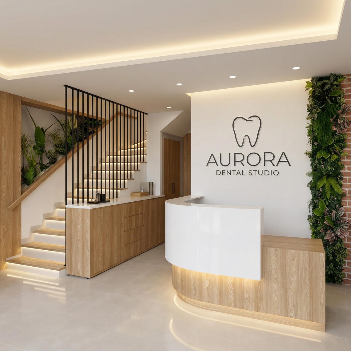 Luxury Custom 3D Acrylic Logo Sign for Office Reception, Modern ...