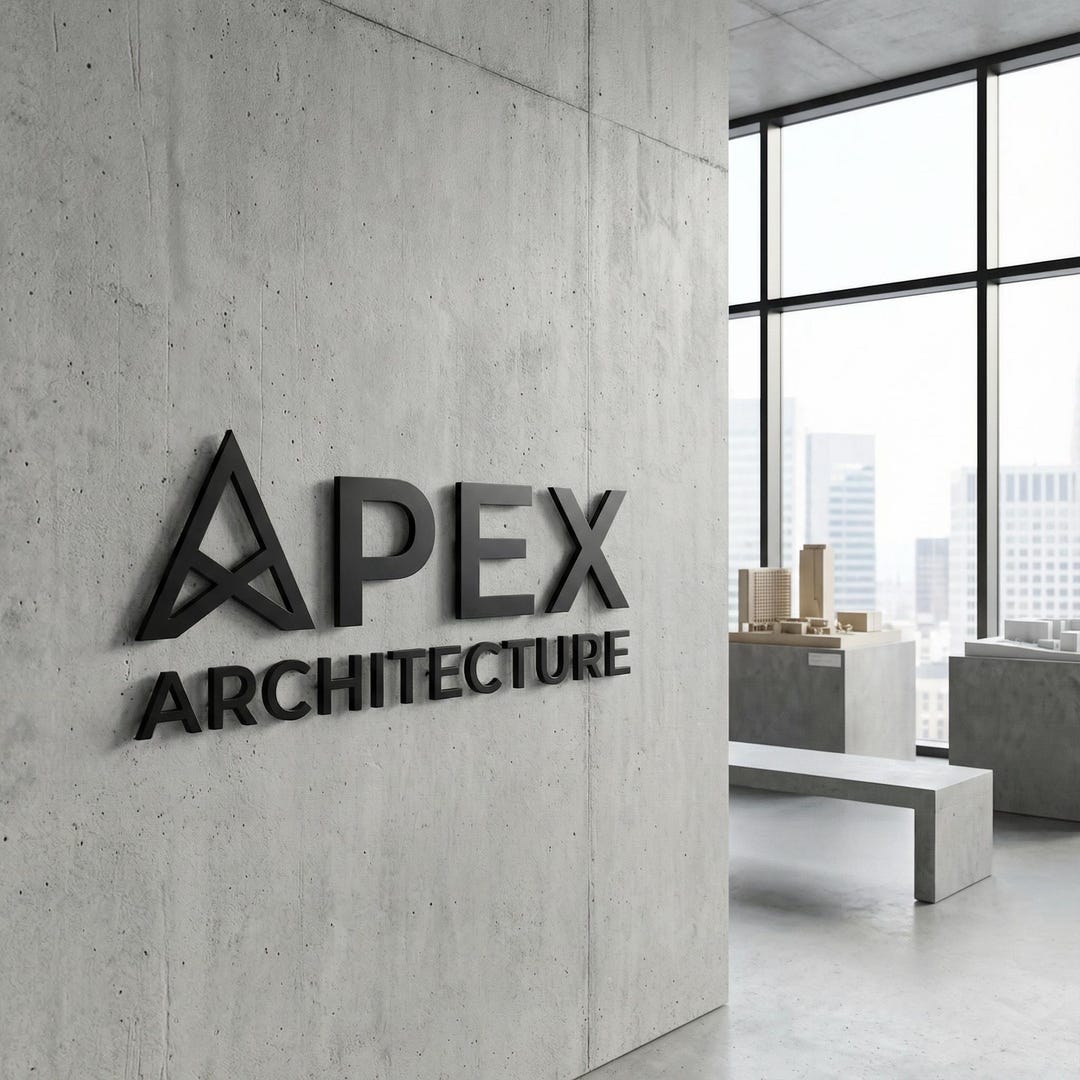 Custom Business Sign 3D Acrylic Logo Wall Decor Gold Mirror Chrome ...