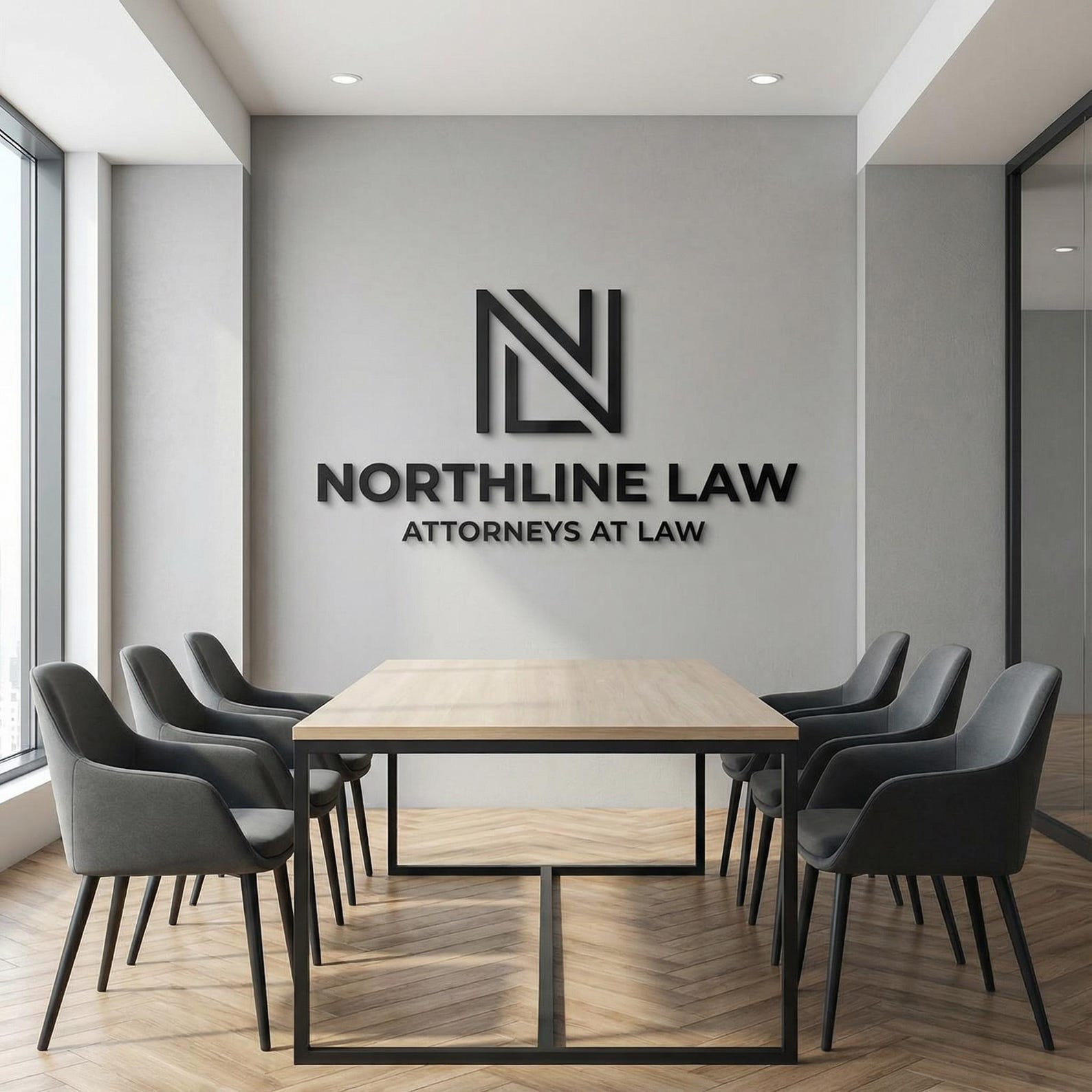 Custom Law Firm Office Sign – 3D Acrylic Attorney Business Sign With ...