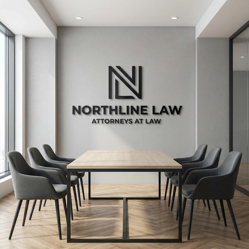 Custom Law Firm Office Sign – 3D Acrylic Attorney Business Sign With ...