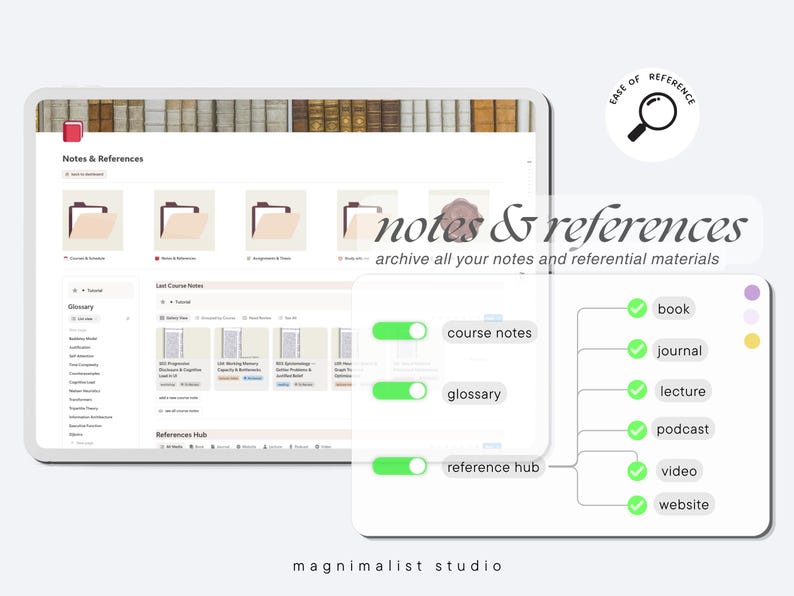 Light Academia Notion Template for University Students, 2026 Academic ...