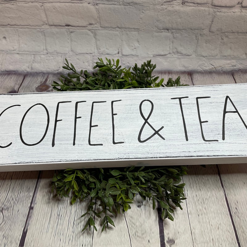 Coffee and Tea Sign - Etsy