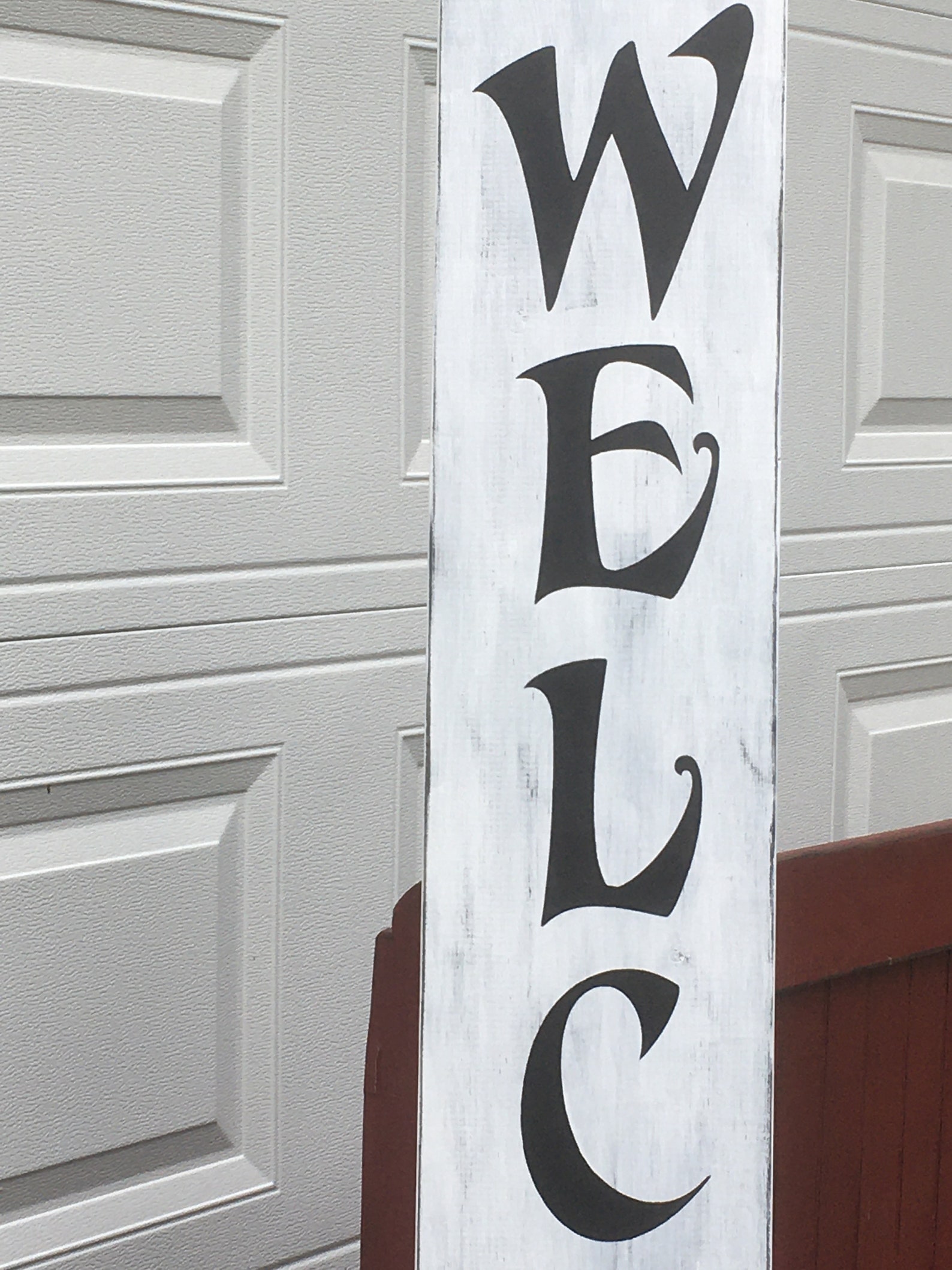 Welcome-ish Tall Porch Sign 60 Vertical Sign Farmhouse - Etsy