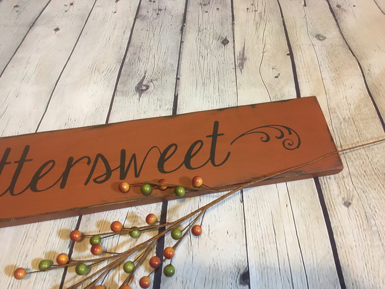 Bittersweet Wood Sign/ Harvest/ Fall/ Pumpkins/seasonal Sign/ - Etsy