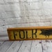 Folk Art Sign, Folk Art Pig, Wood Sign, Primitive, Farmhouse, Rustic ...