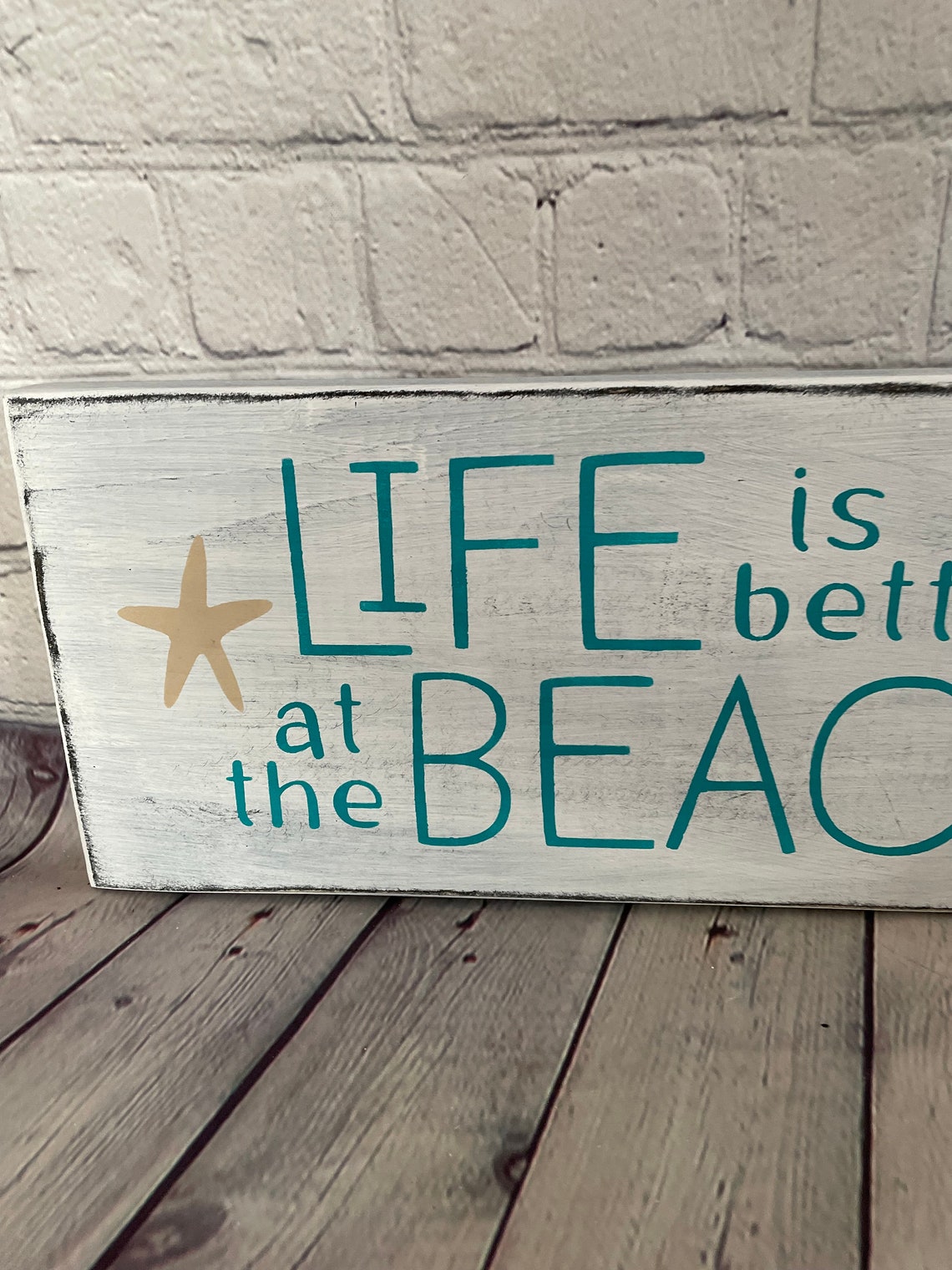 Life is Better at Beach Wood Sign, Beach Signs, Cottage Style, Beach ...