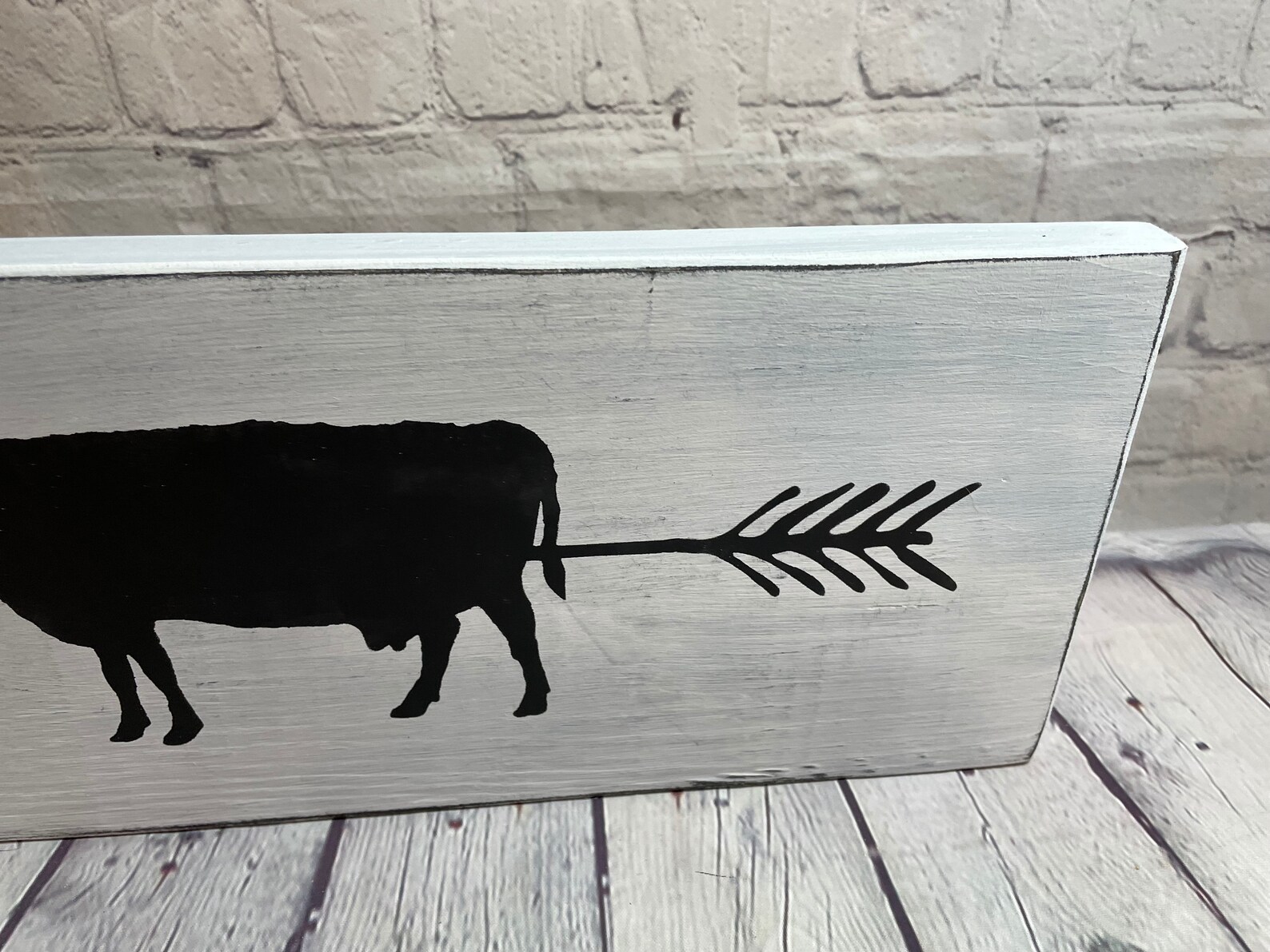 Cow Arrow Sign, Farmhouse, Home Decor, Farm Life, Cows, Small Sign ...